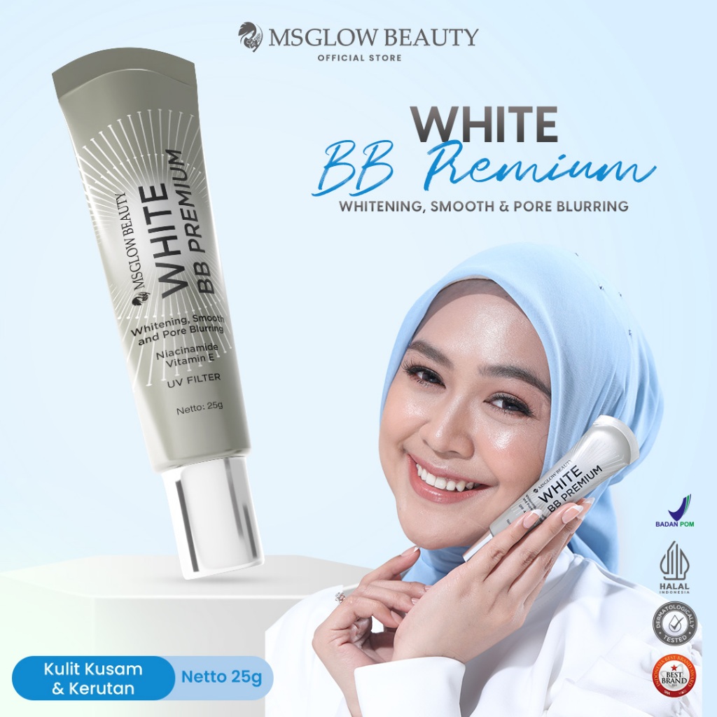 Jual MS GLOW - WHITE BB PREMIUM - 25 GR | Shopee Indonesia