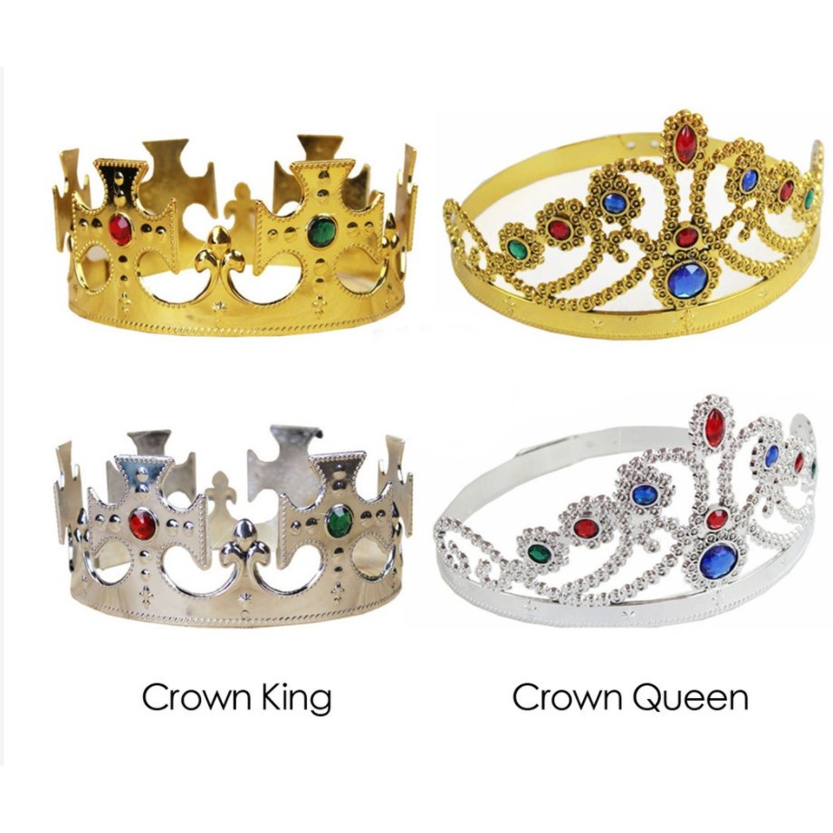 Jual Mahkota king and Queen | Mahkota Pesta Raja / Ratu, Crown Party ...