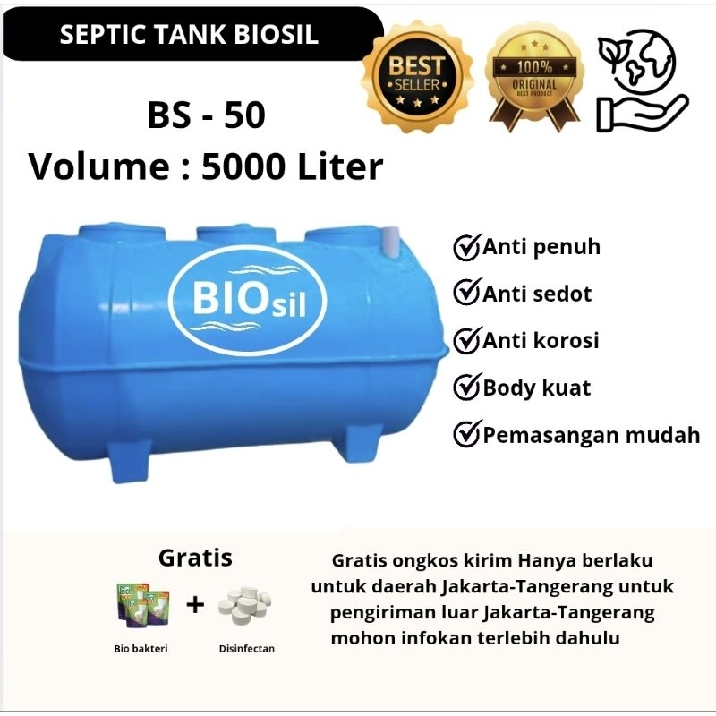 Jual Septic tank / bio Septic Tank 5000 Liter | Shopee Indonesia