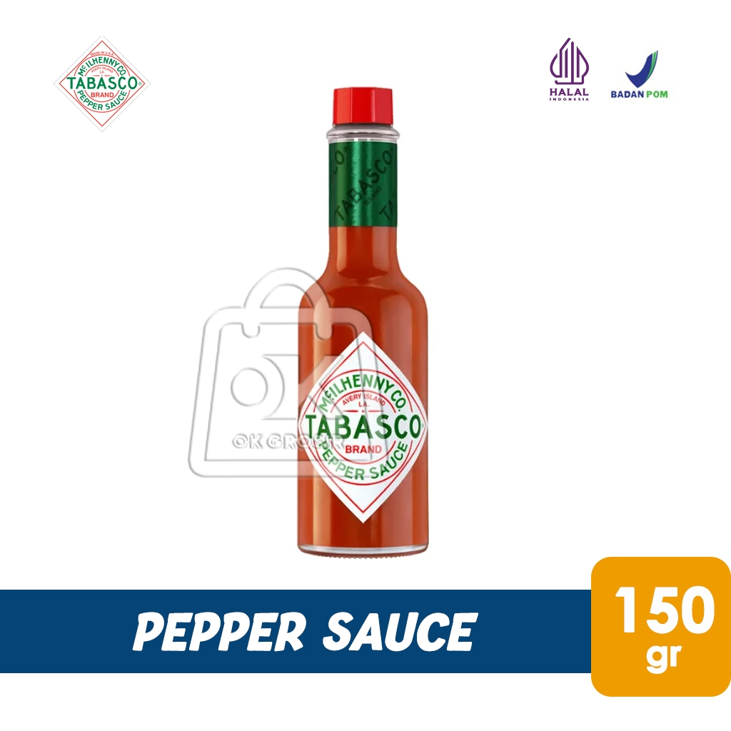 Jual Tabasco Pepper Sauce / Chilli Red Pepper (Botol Kaca 150ml ...