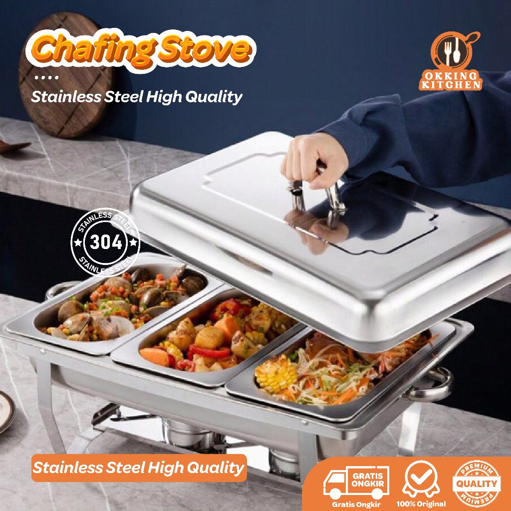 Jual Panci stainless steel Tempat Makan Prasmanan Fastfood Wadah Saji ...