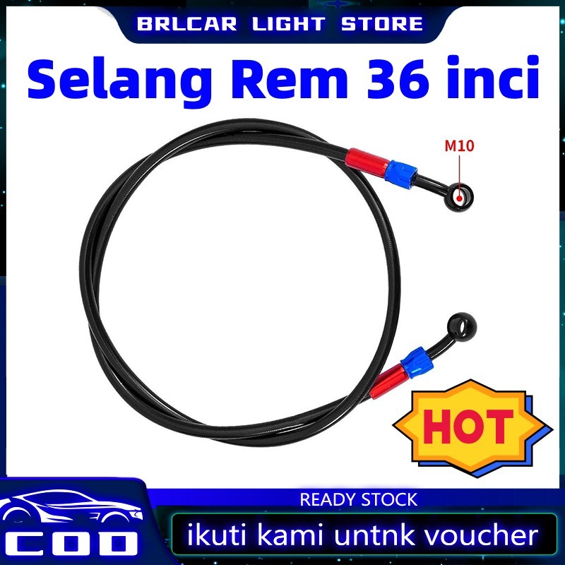 Jual Selang Rem Depan SWITS 100cm Selang Rem SWITS Original 100% Selang ...