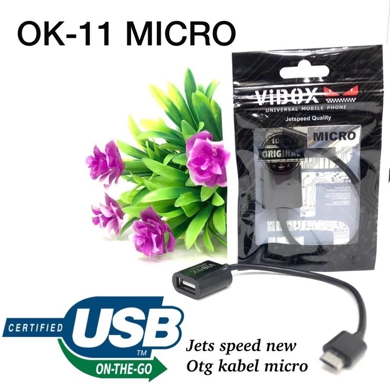 Jual Vibox OTG Kabel Micro OK-11 For Usb Flashdisk Hp Handphone Mouse ...