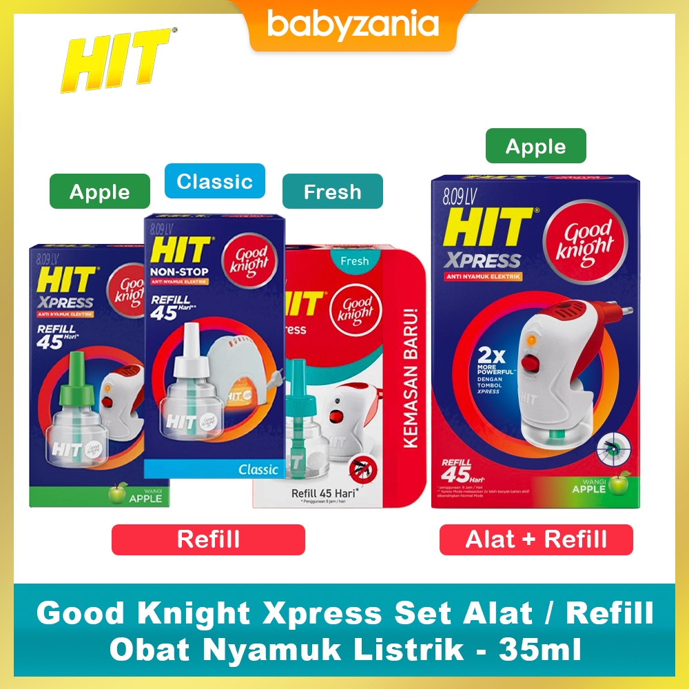 Jual HIT Good Knight Xpress Set Alat / Refill Obat Nyamuk Listrik ...