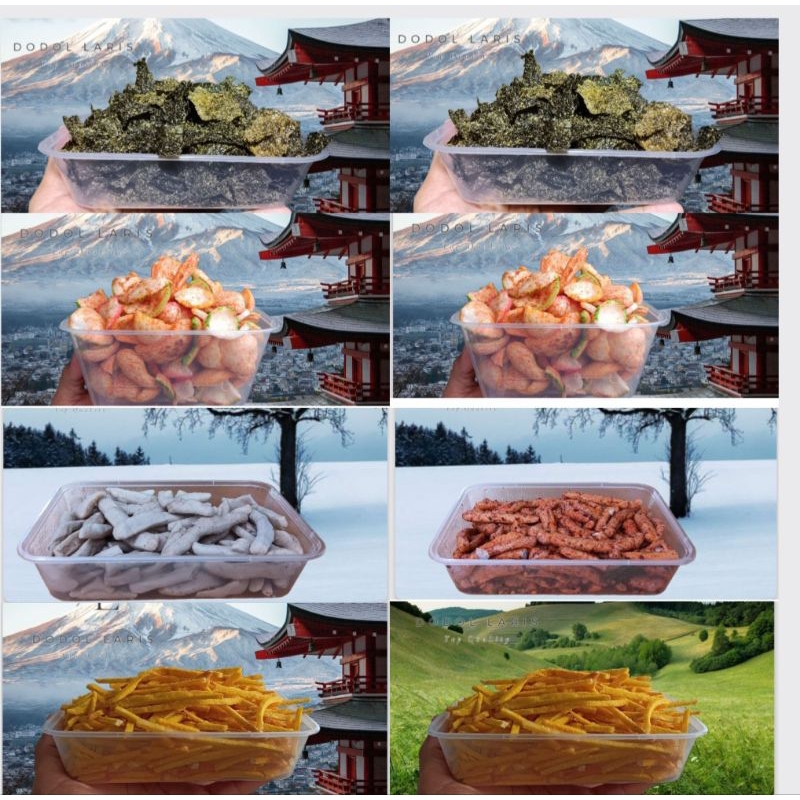 Jual ANEKA CEMILAN / NORI RUMPUT LAUT PANGGANG / BASRENG BOX 500ML ...