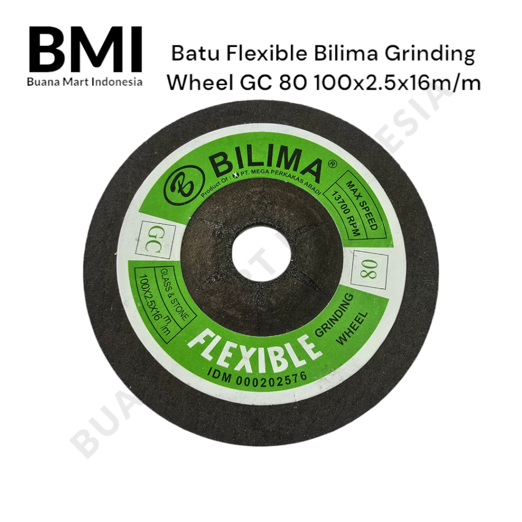 Jual Batu Flexible BILIMA GC 80 4 Inch | Batu Gerinda | Batu Poles ...