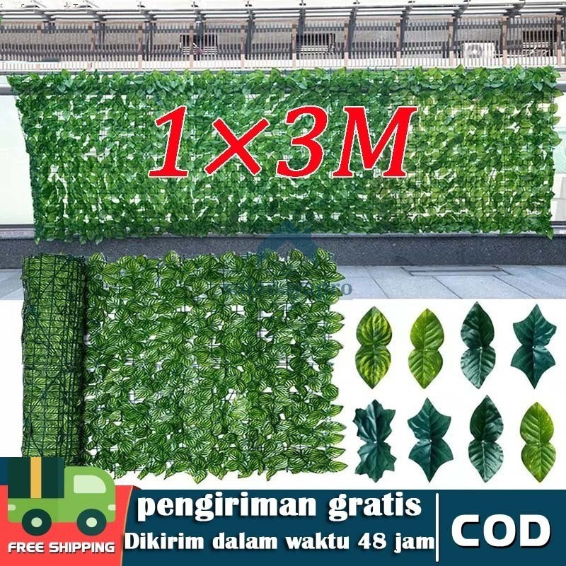 Jual Daun Rambat Sintetis Ukuran 1 Meter X 3 Meter Daun Hias Ornamen ...