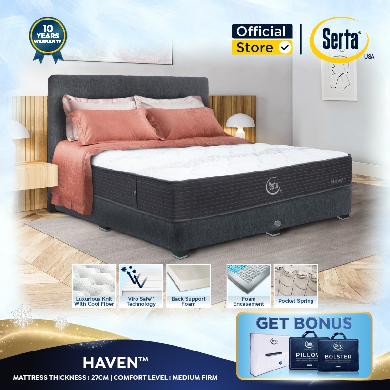 Jual Serta Haven - Kasur Spring Bed with Cooling Tech [Mattress Only ...