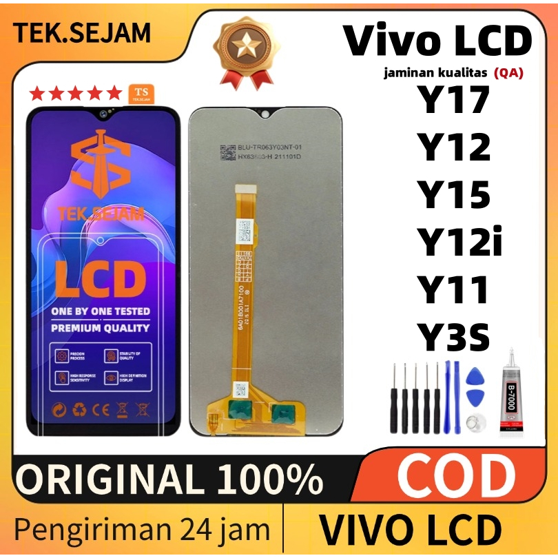 Jual LCD VIVO Y12i /Y15 /Y17 /Y11 /Y3 2019 ORIGINAL 100% FULL SET LAYAR HIGH ORI TOUCHSCREEN ...