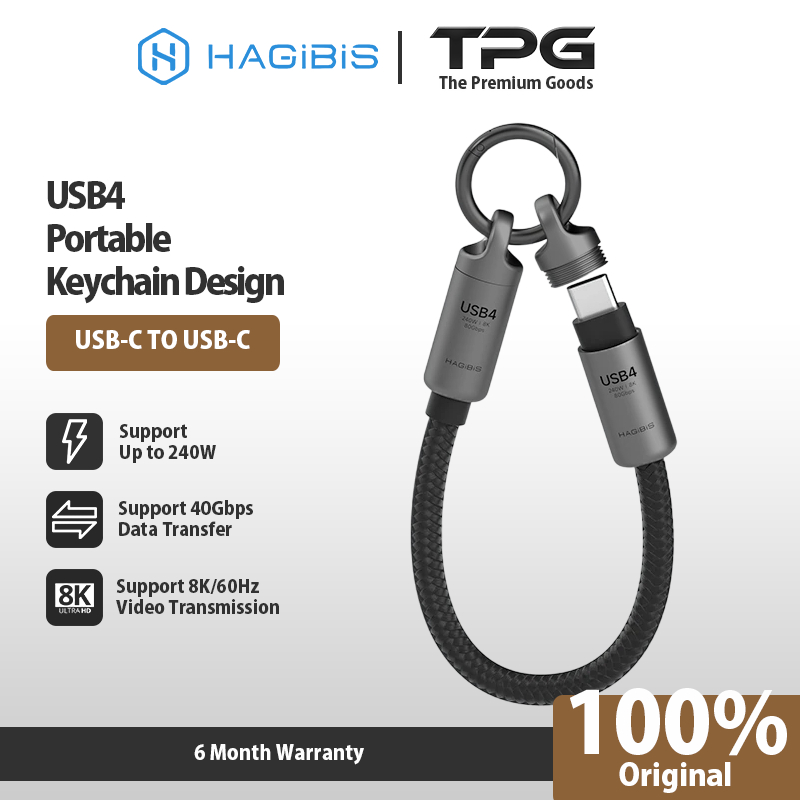 Jual THE PREMIUM GOODS - HAGIBIS KABEL POWERBANK PENDEK SHORT CHARGER ...