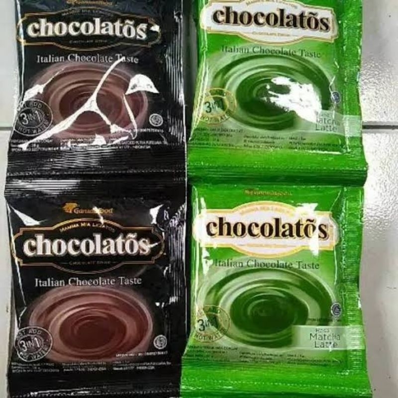 Jual Chocolatos Drink Rasa Smooth Matcha / Fully Chocolate ( 1 renceng ...