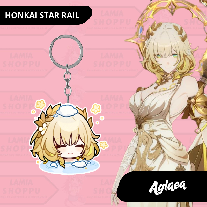 Jual Gantungan Kunci Honkai Star Rail | Ganci Aglaea HSR | Keychain ...