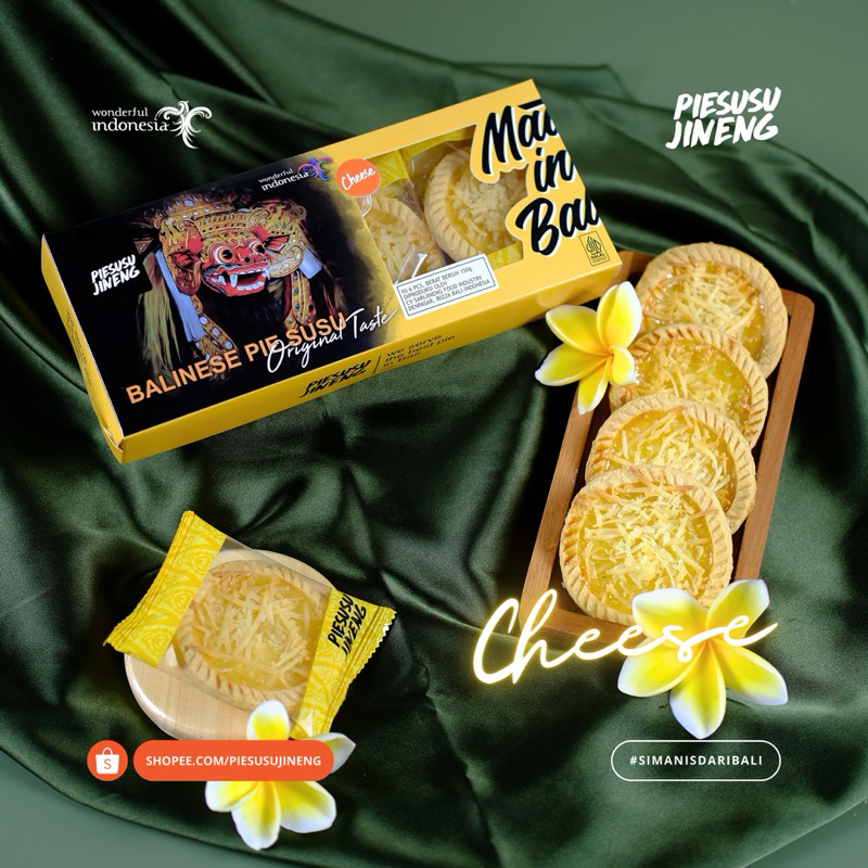 Jual PIE SUSU JINENG CHEESE BOX ISI 6PCS | Shopee Indonesia