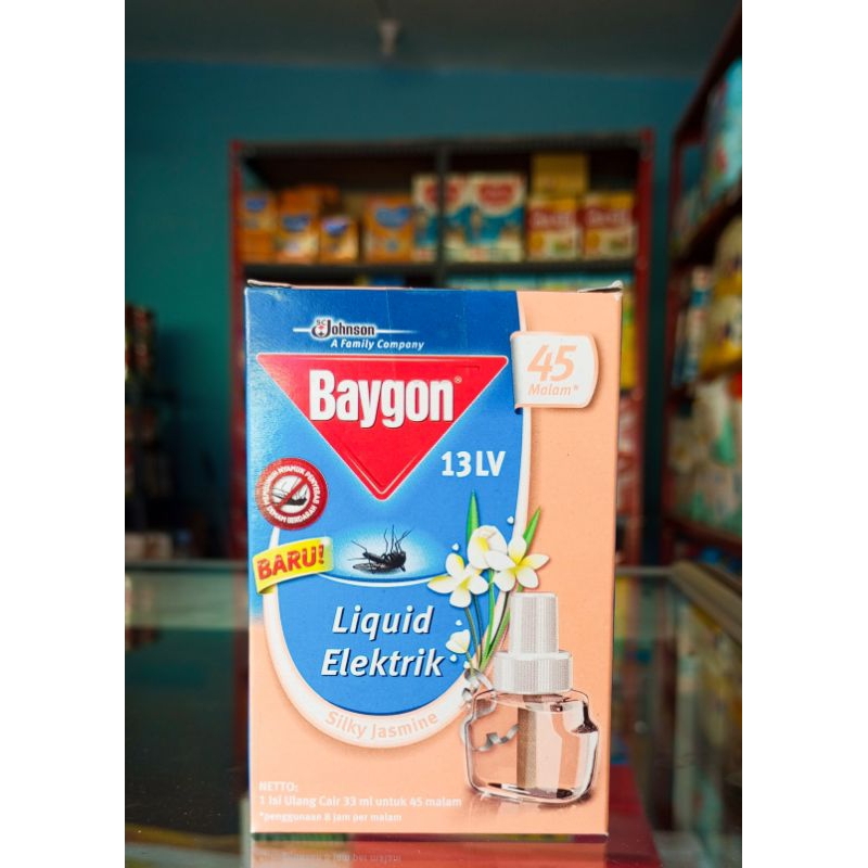 Jual Baygon Liquid Elektrik Silky Jasmine 33ml | Shopee Indonesia