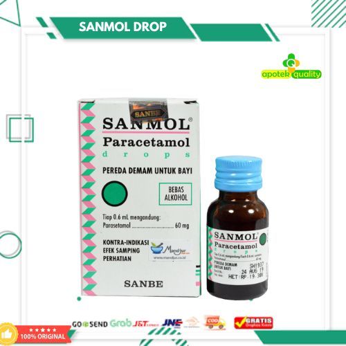 Jual Sanmol Obat Demam Anak Drops 15 ml/Sirup 60 ml | Shopee Indonesia