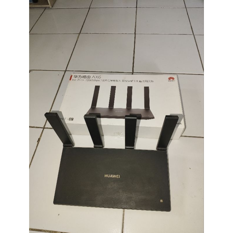 Jual HUAWEI AX6 ROUTER WIFI 6 + second | Shopee Indonesia
