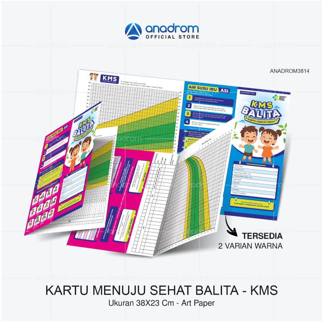 Jual Kartu Menuju Sehat Balita - KMS Balita | KMS ANAK BALITA ...