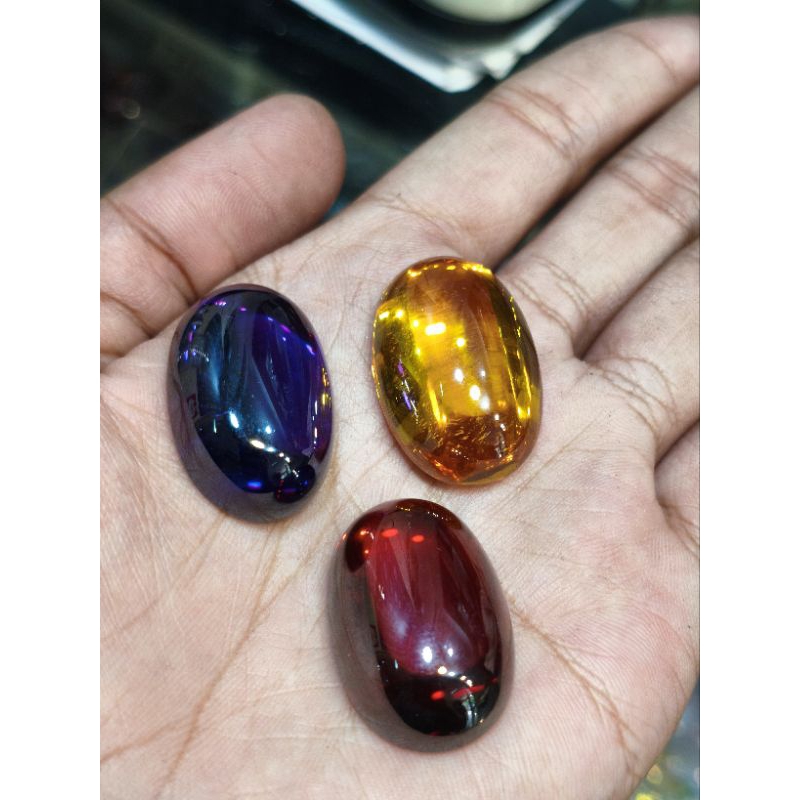 Jual Batu American Diamond Polos Besar 20mmx30mm | Shopee Indonesia