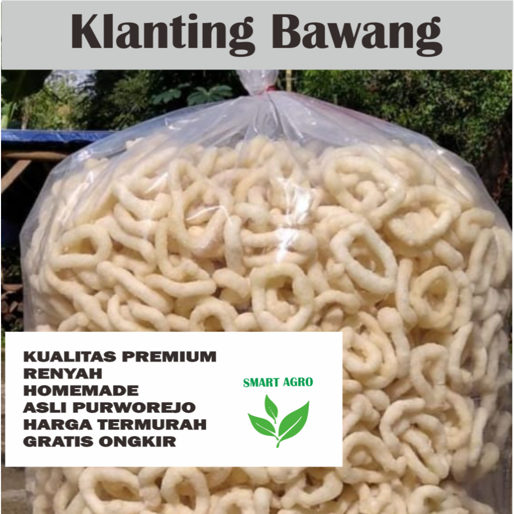 Jual Klanting lanting Bawang 1 Kg Oleh Oleh Khas Purworejo | Shopee ...