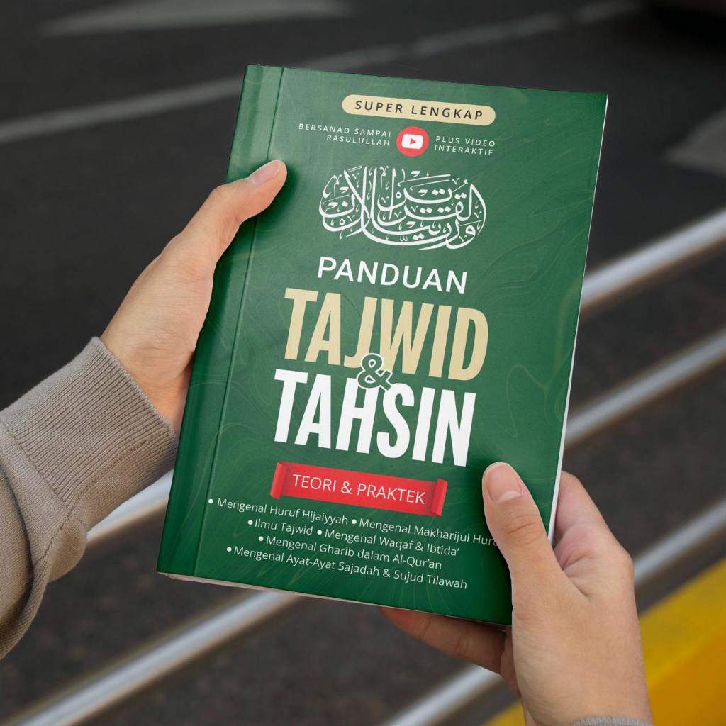 Jual Buku Panduan Belajar Tajwid & Tahsin Lengkap Bonus Mushaf Saku ...