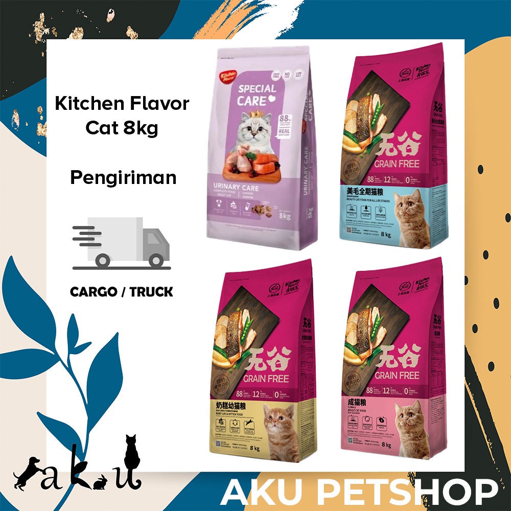Jual [KARGO] Kitchen Flavour Beauty Cat, Adult Cat, Baby Cat, Urinary ...