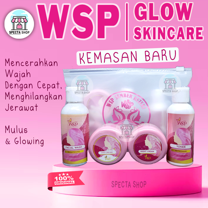 Jual Paket WSP Glow 4 in 1 NEW PACKAGING by Sumber Rezeki Skincare ...