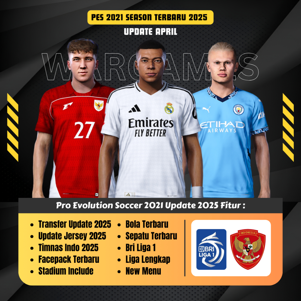 Jual PES 2021 PATCH SEASON 2025 - GAME PC - GAME LAPTOP - PC GAMES ...