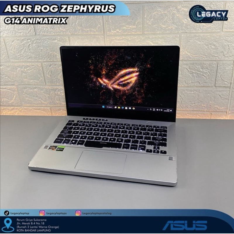 Jual ASUS ROG ZEPHYRUS G14 ANIMATRIX | Shopee Indonesia