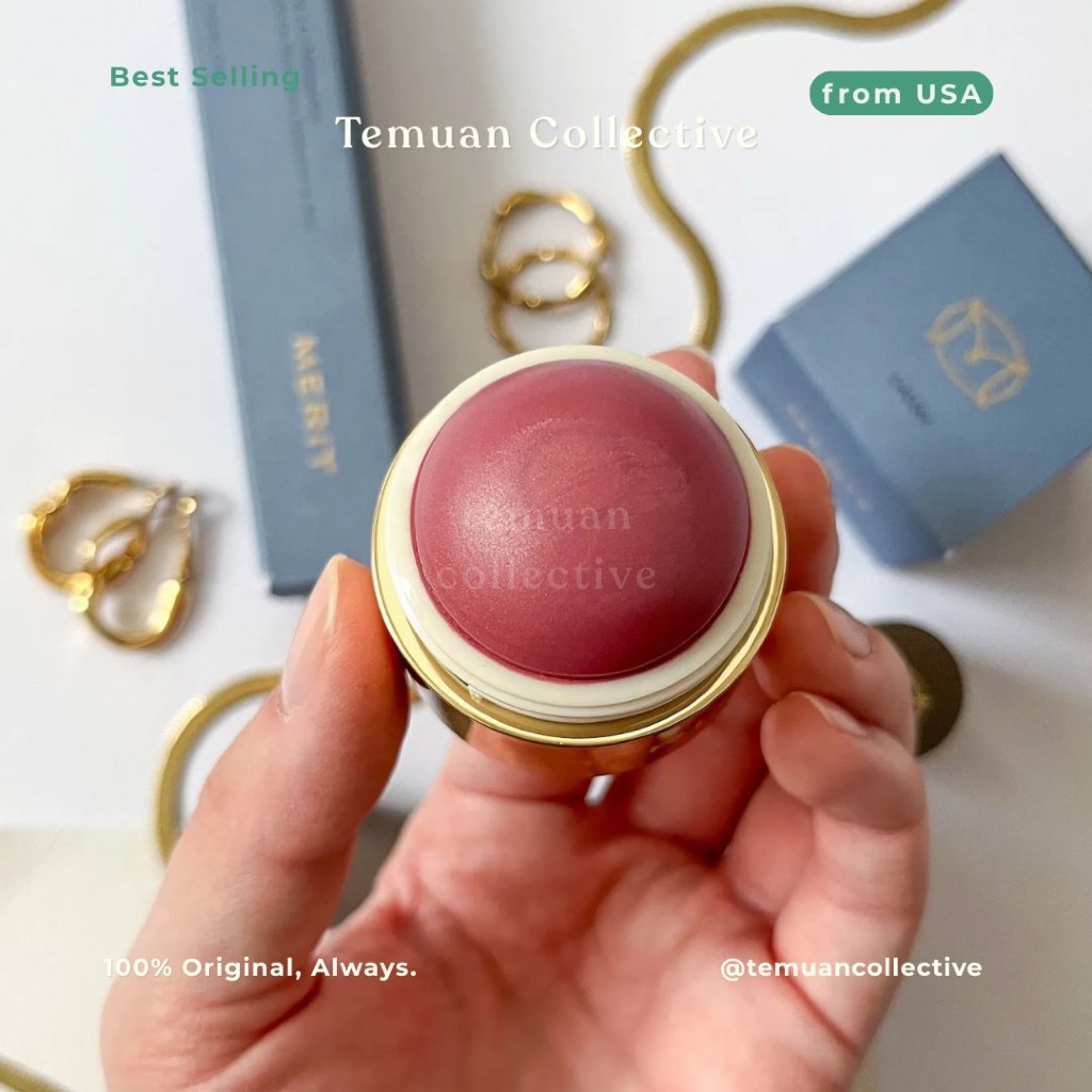 Jual MERIT Flush Balm - Cream Cheek Blushes | Solid Tint Blush On ...