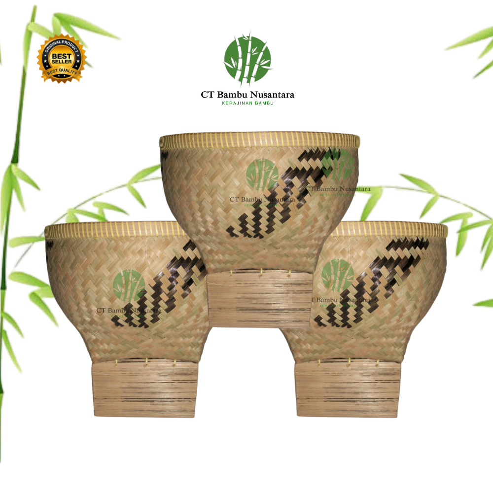 Jual Bakul Nasi Bambu Premium Murah Anyaman Bilik Tradisional ...