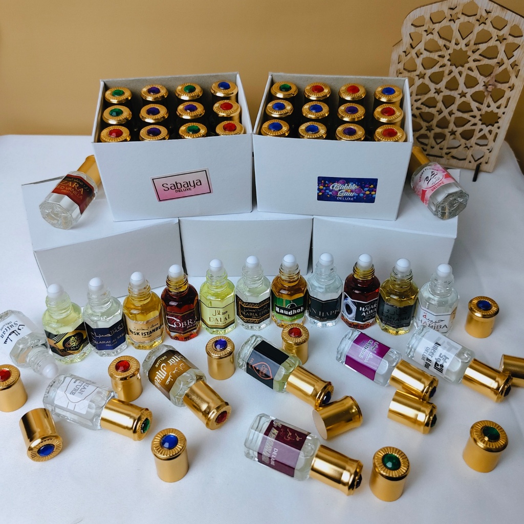 Jual Isi 120 Botol Parfum Arabic Roll On 6ml Non Alkohol Souvenir Paket ...