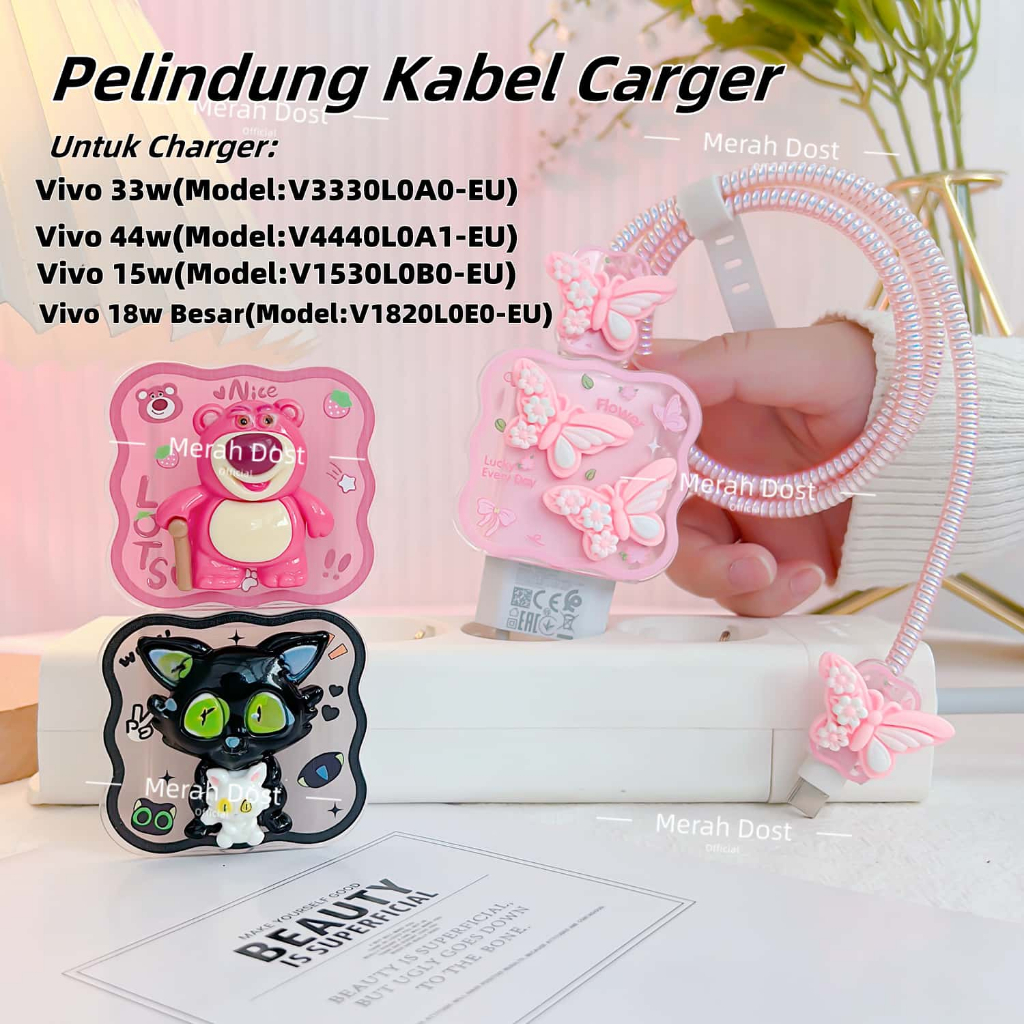 Jual Pelindung Kabel Carger Vivo 33w & 44w & 18W & 15W Pelindung ...