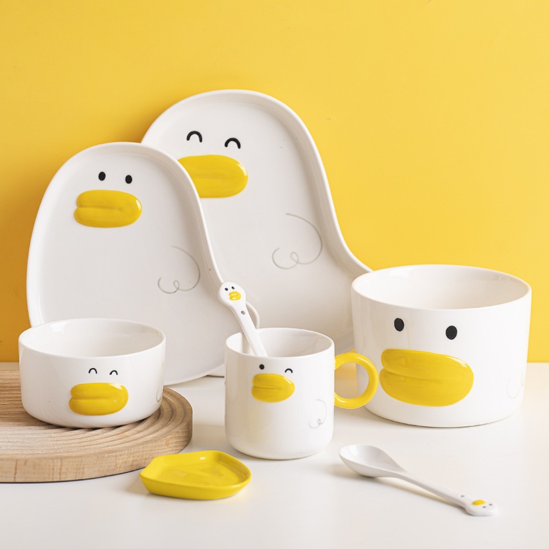 Jual DUCK - Set Piring - Mug - Mangkok Keramik - Saucer - Tempat Tisu ...