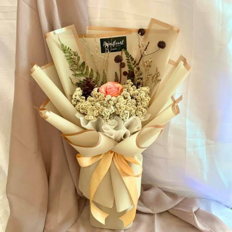 Jual BUKET EDELWEIS BUNGA ABADI/BOUQUET FLOWER EDELWEIS/BUCKET BUNGA ...