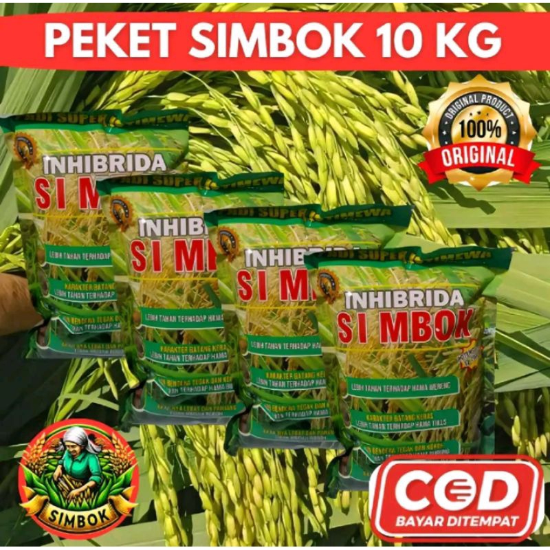 Jual benih padi hibrida berkwalitas simbok 10kg | Shopee Indonesia