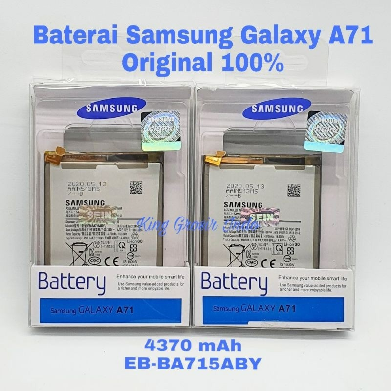 Jual Baterai Samsung Galaxy A71 Original Battery Batre A71 NEW EB-BA715ABY | Shopee Indonesia