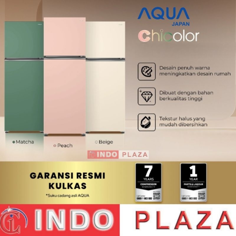 Jual KULKAS AQUA 2 PINTU MAGIC NEO CHI COLOR Series BIGGER FREEZER ...