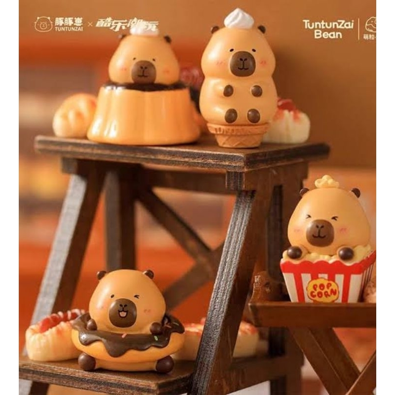 Jual [Selected] TunTunzai Capybara Bakery Blind Box Mini Beans | Shopee ...