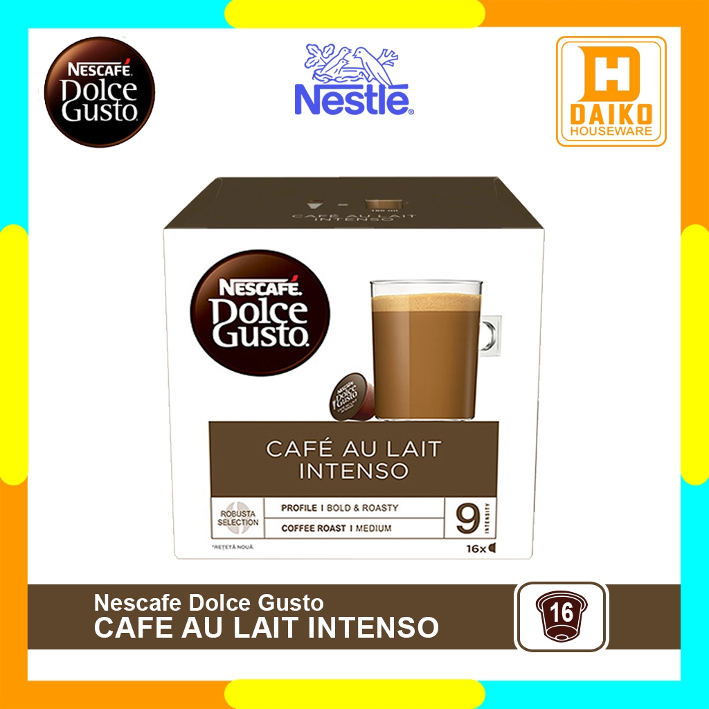 Jual Nescafe Dolce Gusto Cafe Au Lait Intenso Box - Capsule Coffee NDG ...