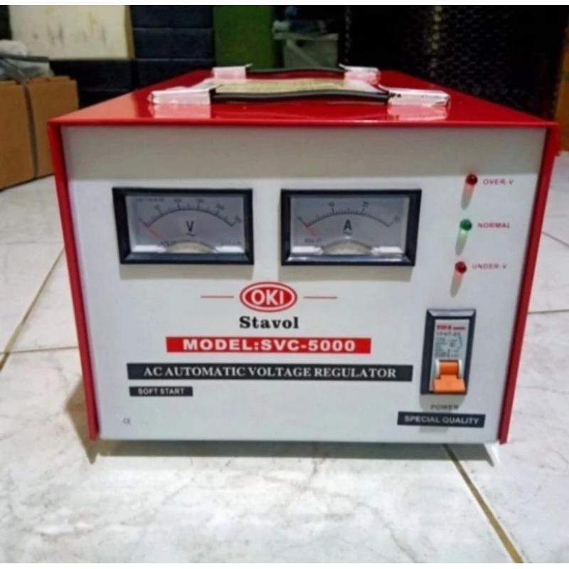 Jual Stabilizer Stavol 5000 Watt SVC-5000N Oki | Shopee Indonesia