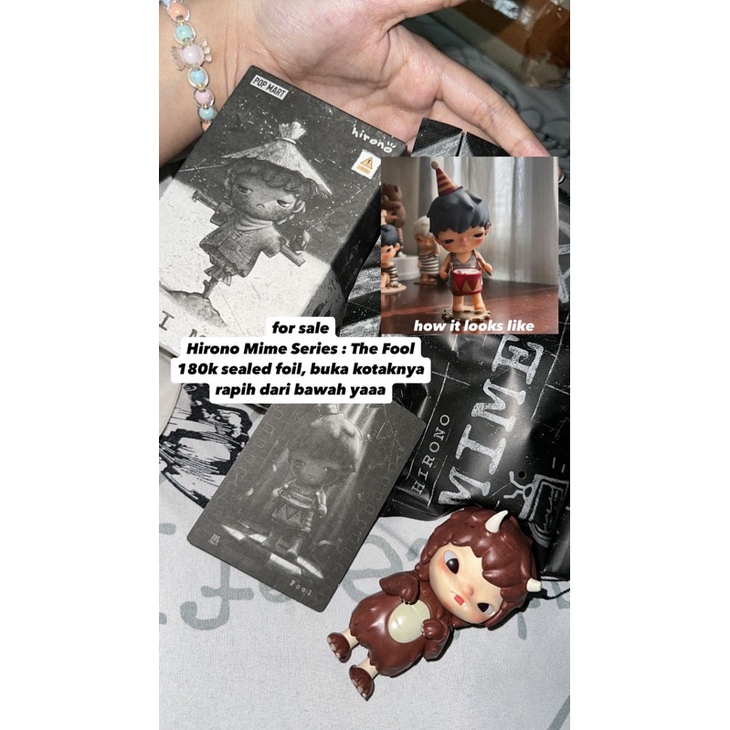 Jual Hirono Blind Box Mime Series : The Fool | Shopee Indonesia