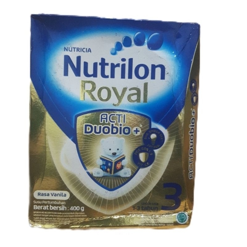 Jual NUTRILON ROYAL ACTI DUOBIO 3 VANILA 400g (RIJEK BOX) | Shopee Indonesia