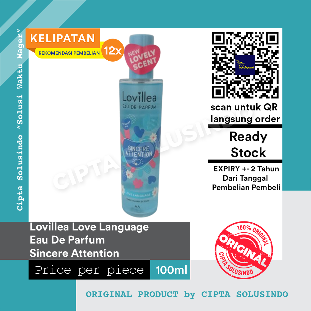 Jual Parfum Lovillea Love Language Eau De Parfum 5 Variants ( Sweet ...