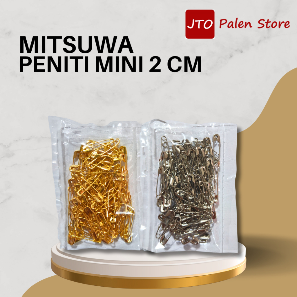 Jual MITSUWA Peniti Kecil 2 cm Gold Silver | Shopee Indonesia
