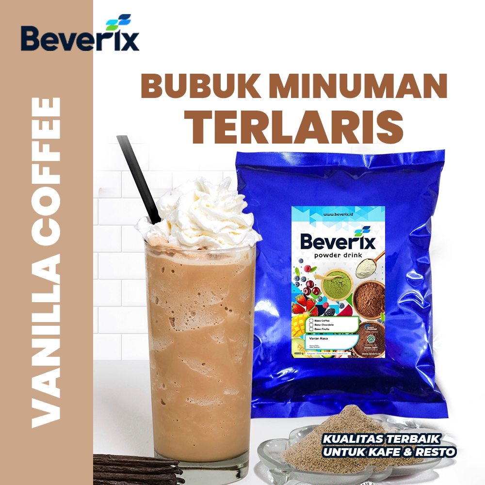 Jual BEVERIX Bubuk Minuman Kopi Kekinian Rasa Vanilla 1 Kg Serbuk ...