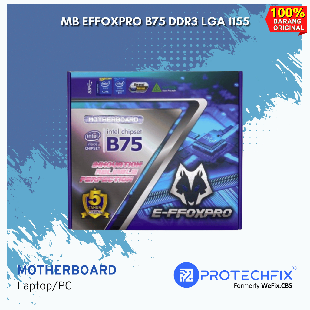 Jual Motherboard MB EFFOXPRO B75 DDR3 LGA 1155 | Shopee Indonesia