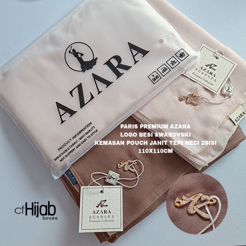 Jual PARIS PREMIUM AZARA 2S LOGO BESI SWAROVSKI POUCH | Shopee Indonesia