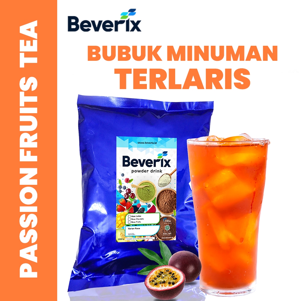 Jual BEVERIX Bubuk Minuman Passion Fruit Tea Teh Markisa Premium 1 Kg ...