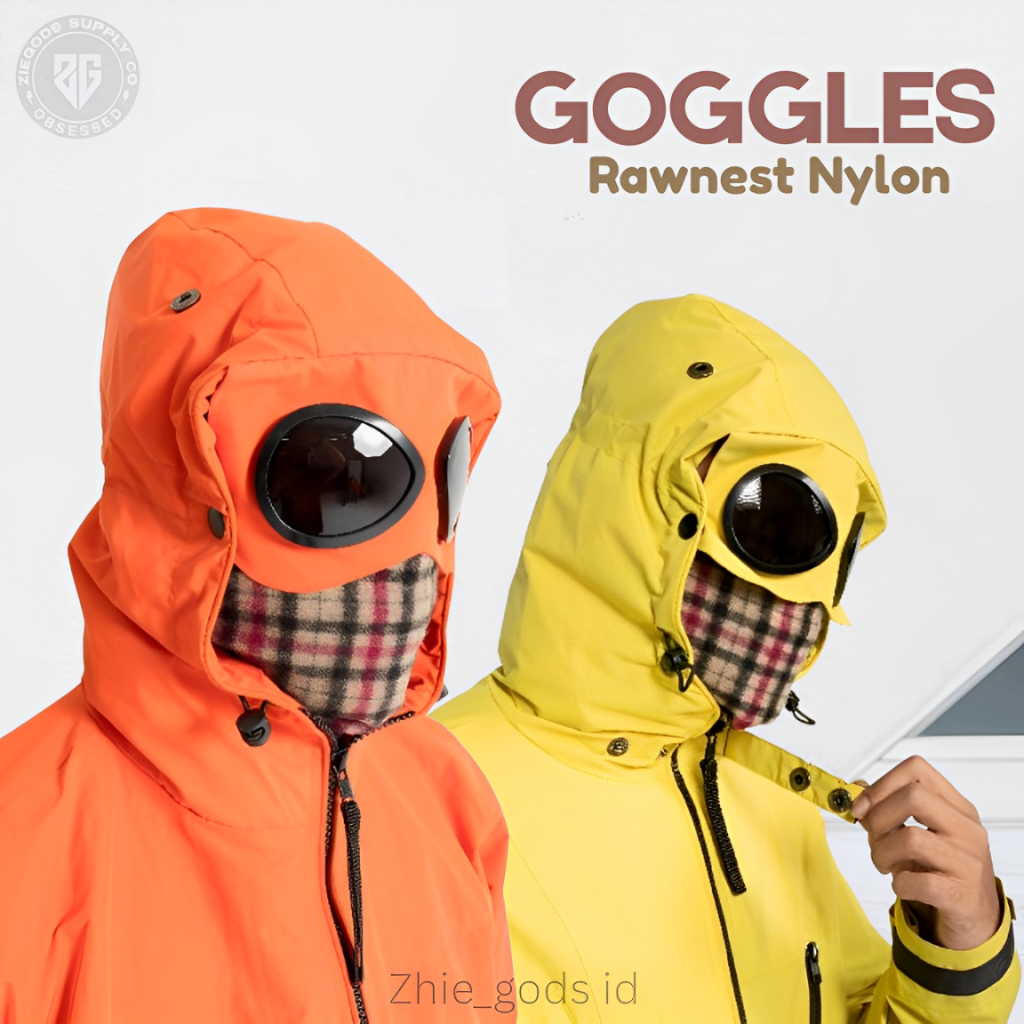 Jual Goggle Jaket Rawnest Nylon Jaket Outdoor Polos Gogle Jacket Gunung ...