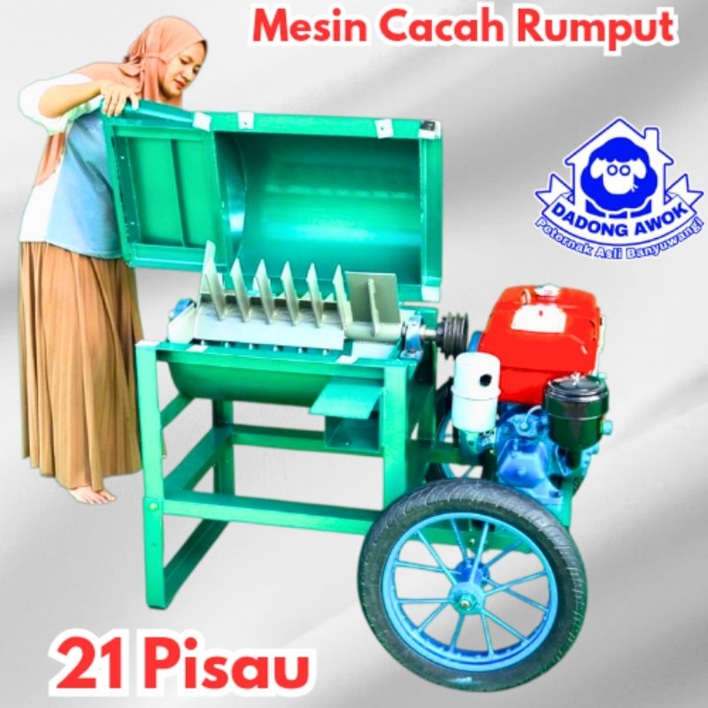 Jual Mesin Pencacah Rumput Super Jumbo 21 Mata pisau - Mesin Chopper ...